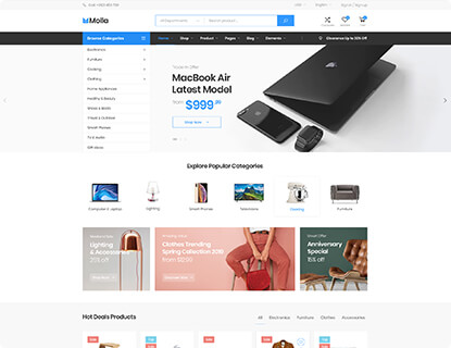 Molla - Best Premium HTML Template