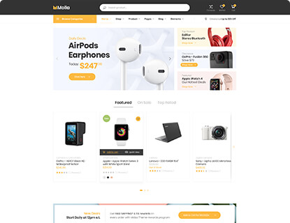 Molla - Best Premium HTML Template