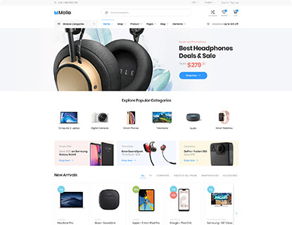 Molla - Best Premium HTML Template