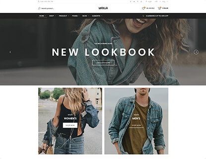 Molla - Best Premium HTML Template