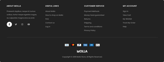 Molla - Best Premium HTML Template