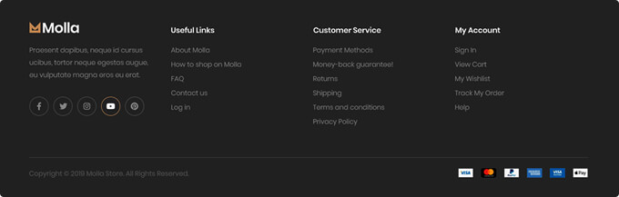Molla - Best Premium HTML Template