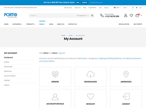Porto - Responsive HTML5 Template