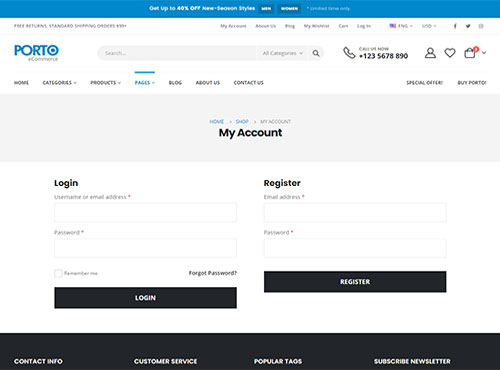 Porto - Responsive HTML5 Template