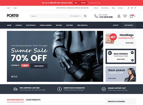 Porto - Responsive HTML5 Template