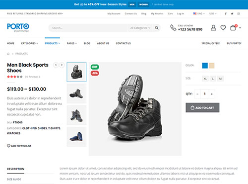 Porto - Responsive HTML5 Template