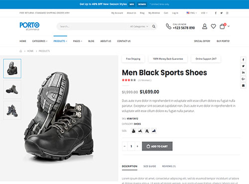 Porto - Responsive HTML5 Template