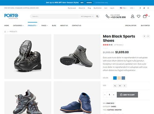 Porto - Responsive HTML5 Template