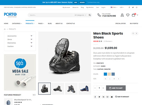 Porto - Responsive HTML5 Template